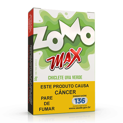 ZOMO MAX CHICLETE UVA VERDE :: Alta Hookah